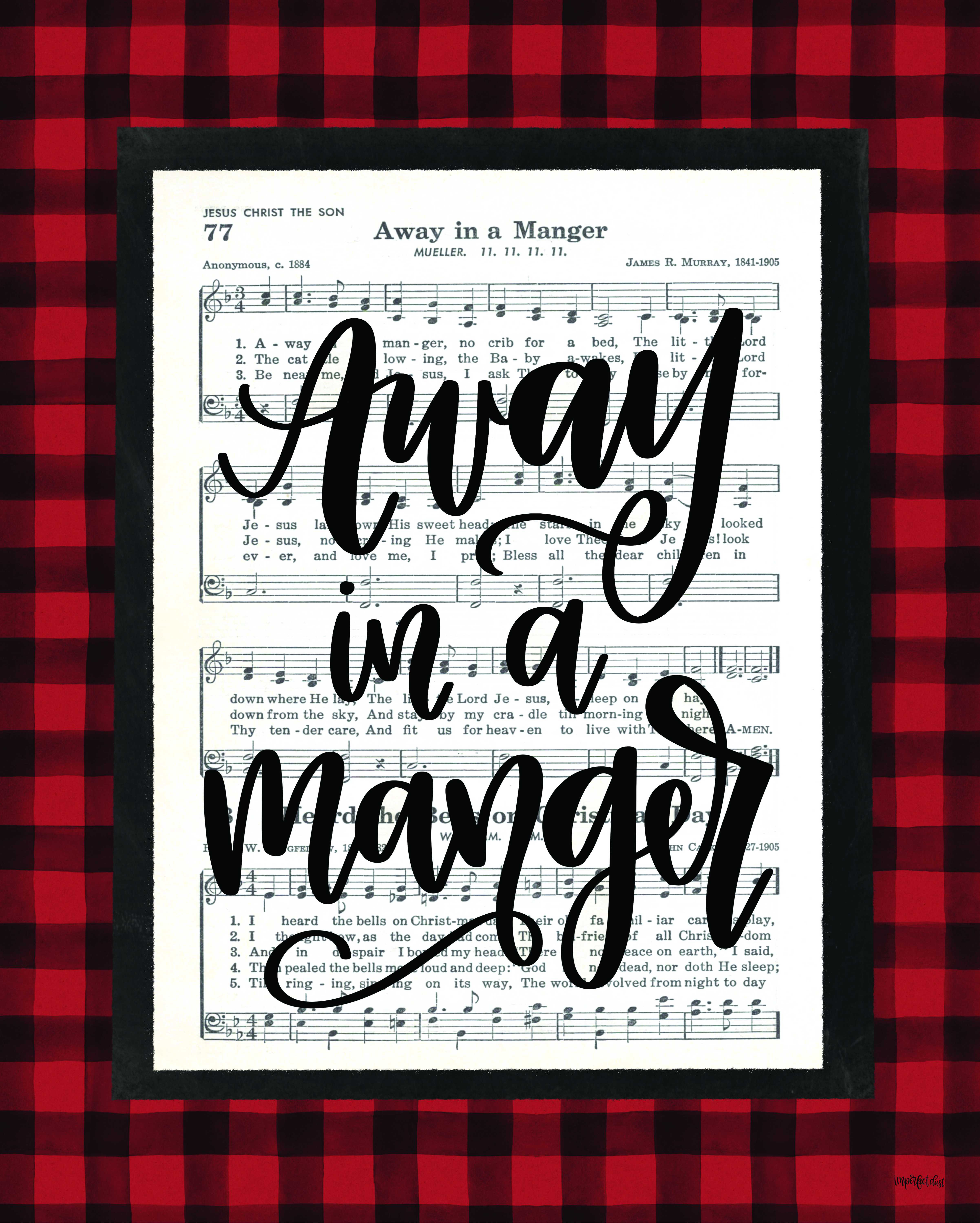 Trinx Away In A Manger by Imperfect Dust - Print - Wayfair Canada