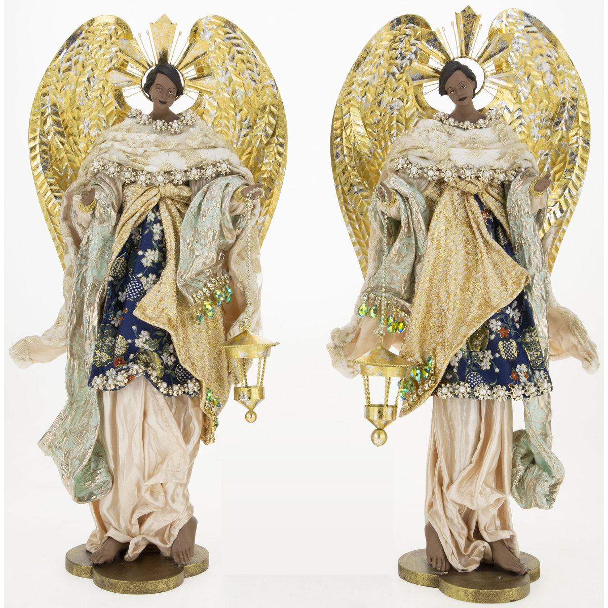 Mark Roberts 2 Piece Christmas African American Guiding Angel Set, 22 ...