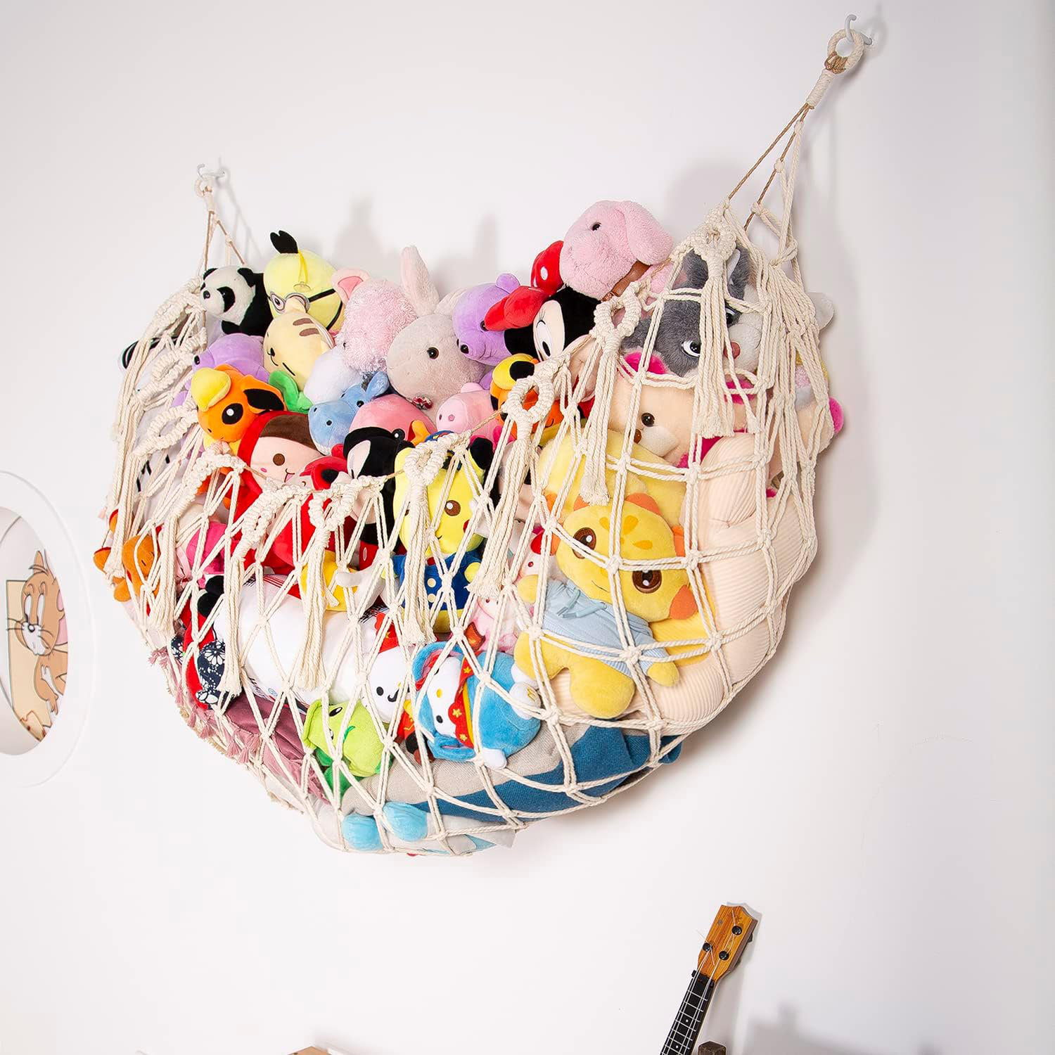 Rebrilliant Stuffed Animal Net Or Hammock Wall Hanging Net For Stuffed ...