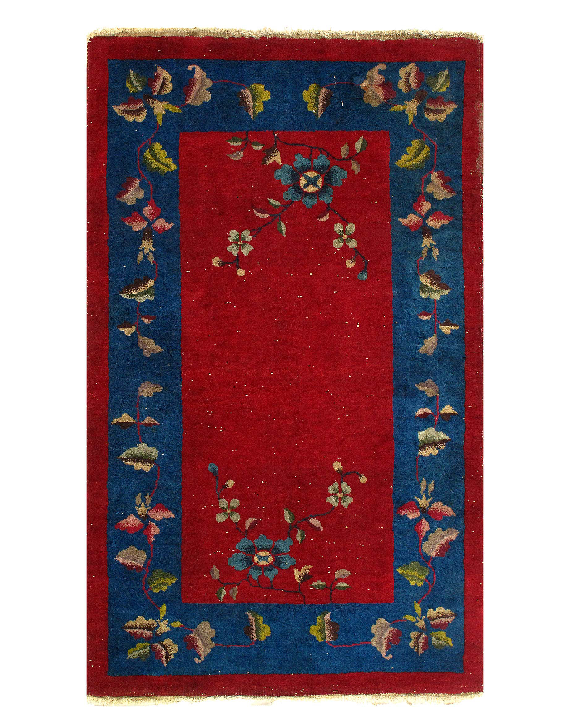 Isabelline Azareel One-of-a-Kind 3' x 4'11" 2000s Area Rug in Red/Blue ...