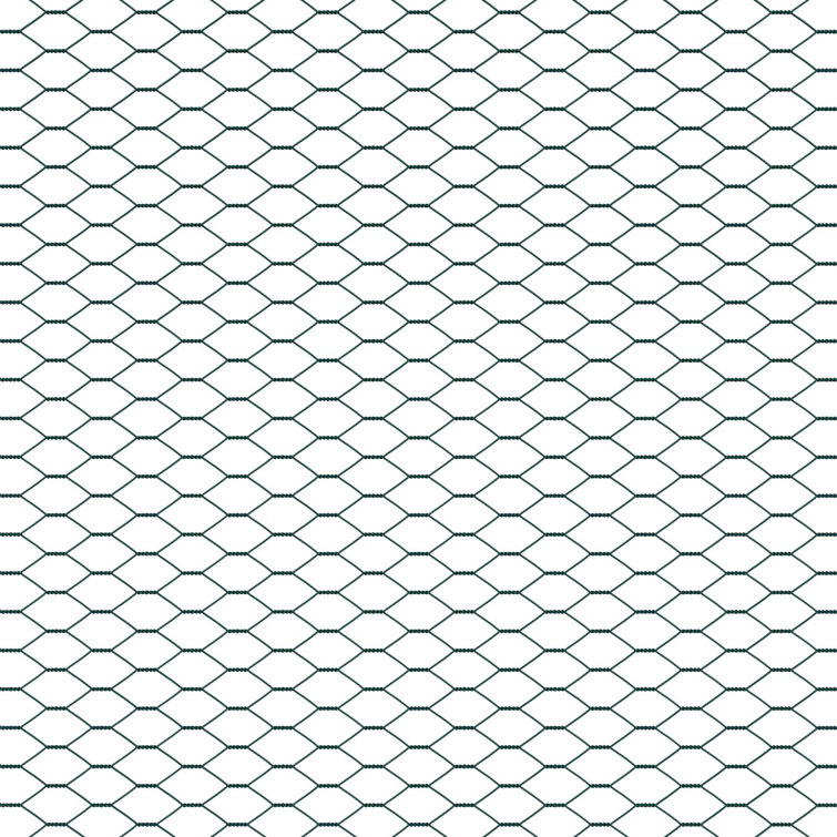 Fleur De Lis LivingHexagon Fence Green 1.2X100 M Steel | Wayfair.co.uk