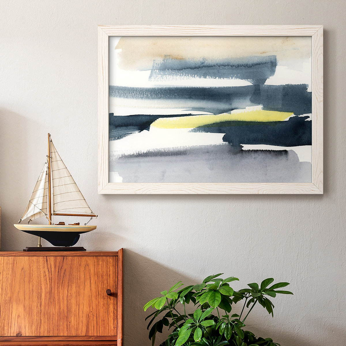 Wrought Studio™ Peeking Sunshine III- Rustic Framed Gallery Wrapped ...