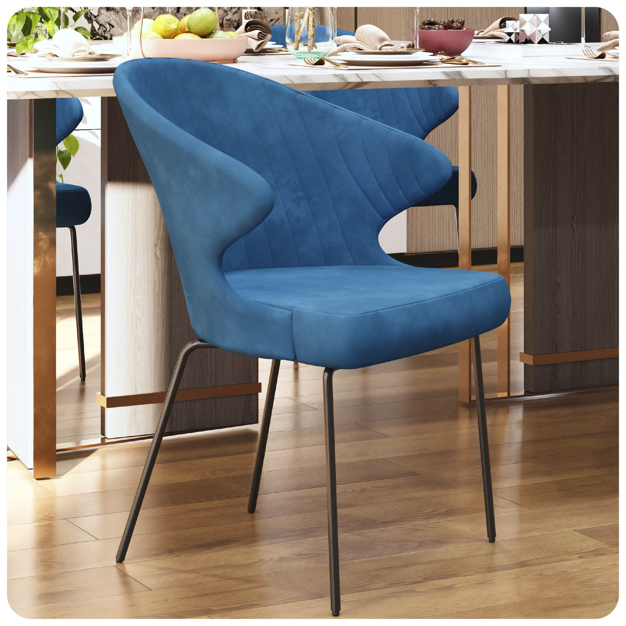 Everly Quinn Zymal Metal Armchair | Wayfair