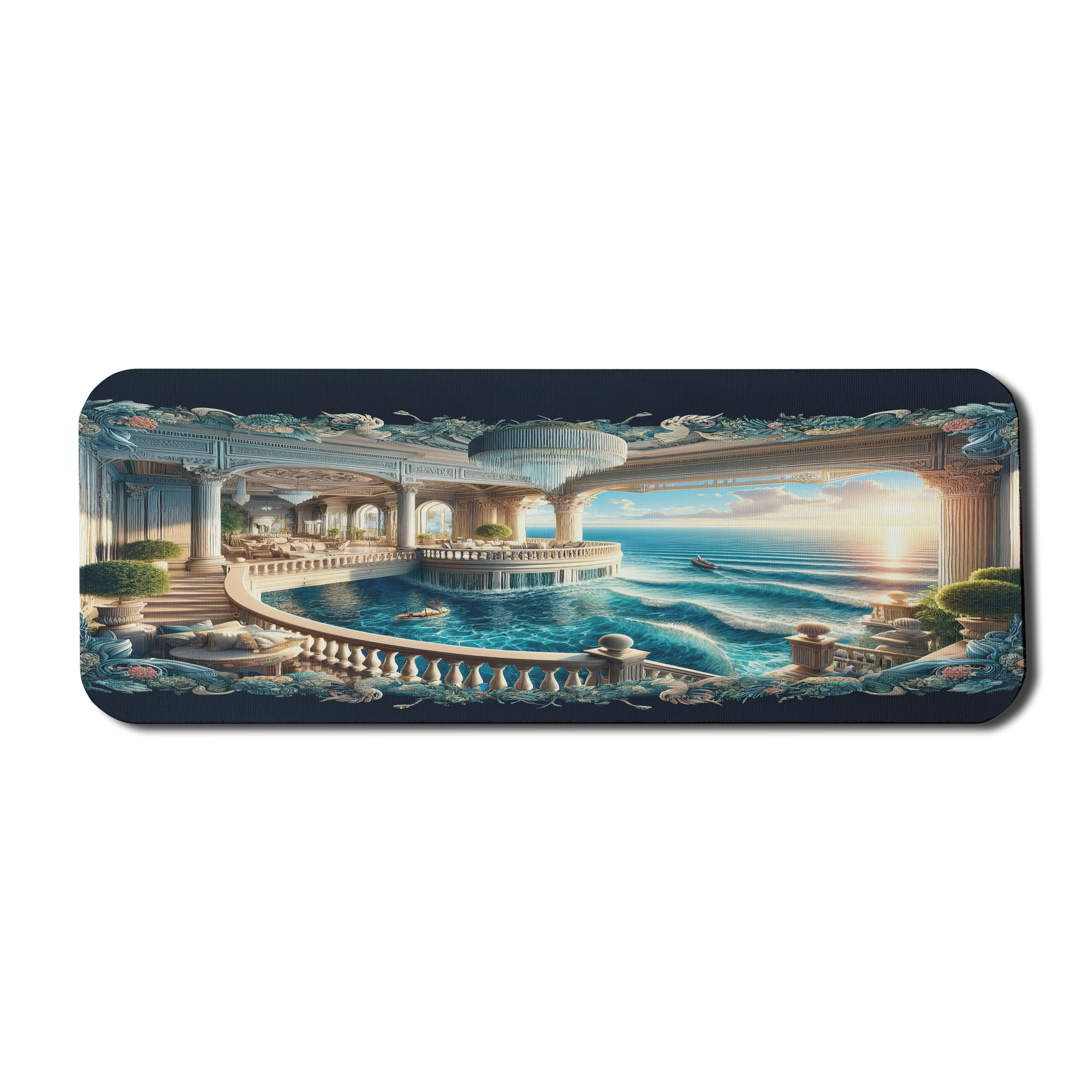 Charlton Home® Delecia Rubber Desk Pad | Wayfair