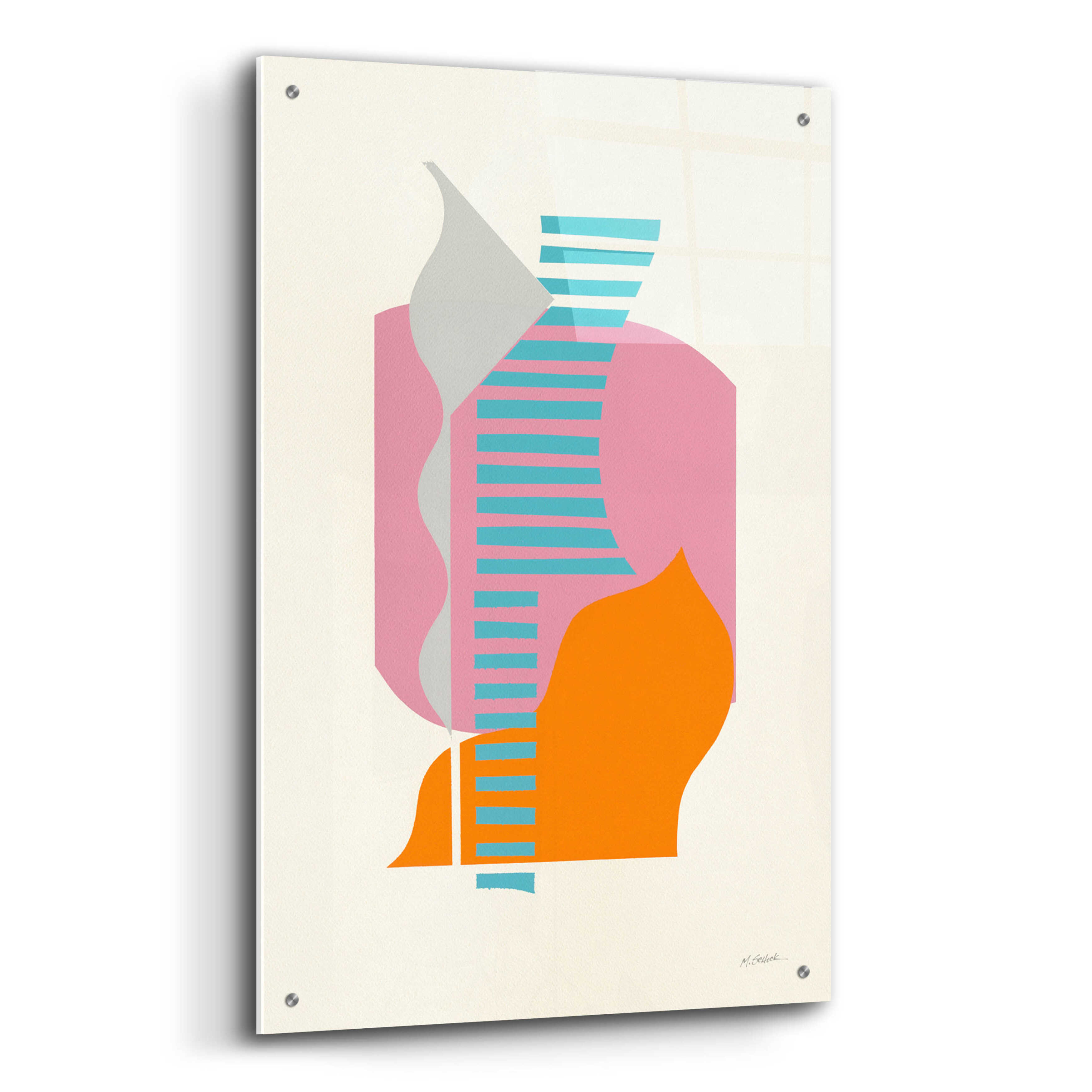 Wrought Studio™ 'Boardwalk' By Mike Schick, Acrylic Glass Wall Art ...