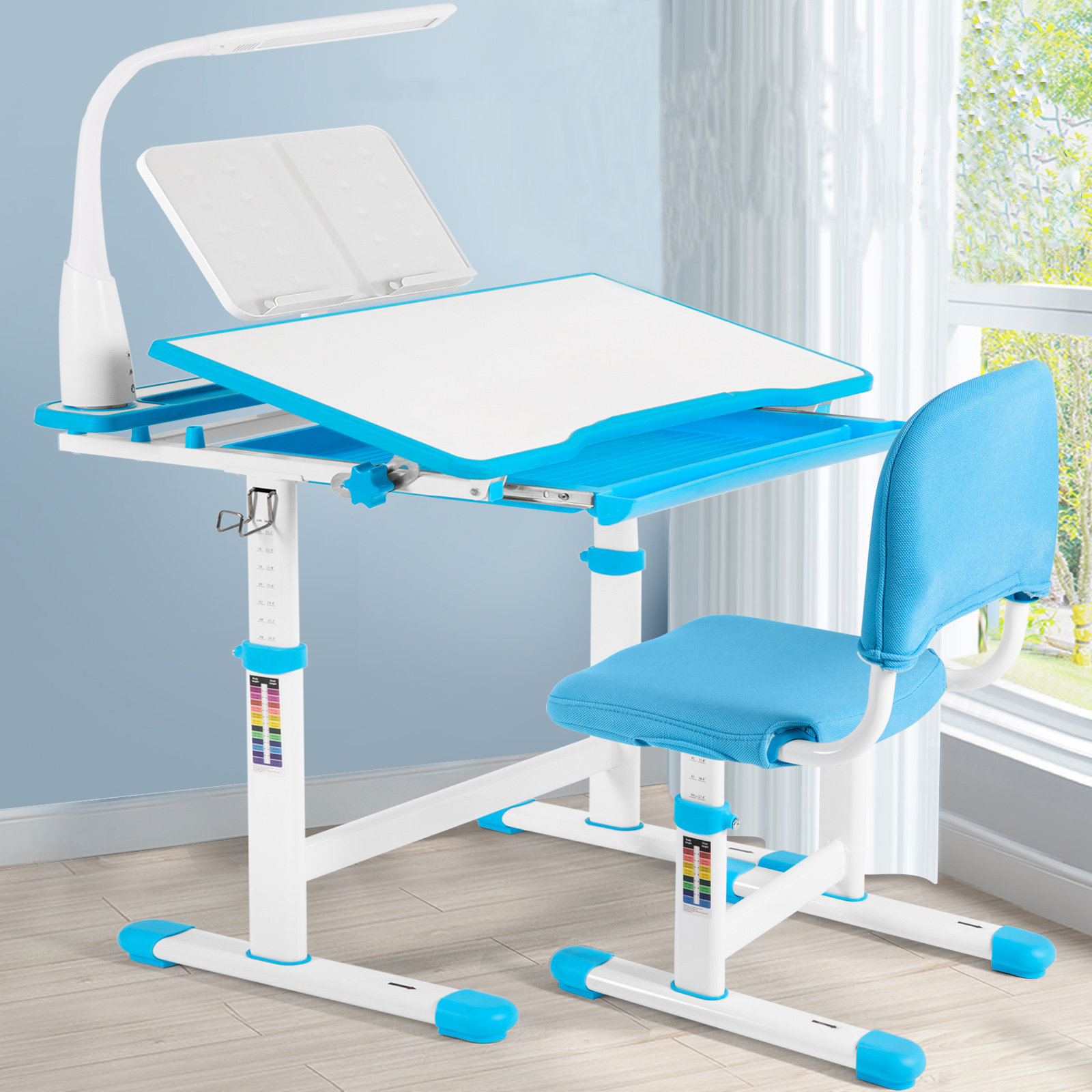 Zoomie Kids Trona 26" Writing Desk with Chair Set & Reviews - Wayfair ...