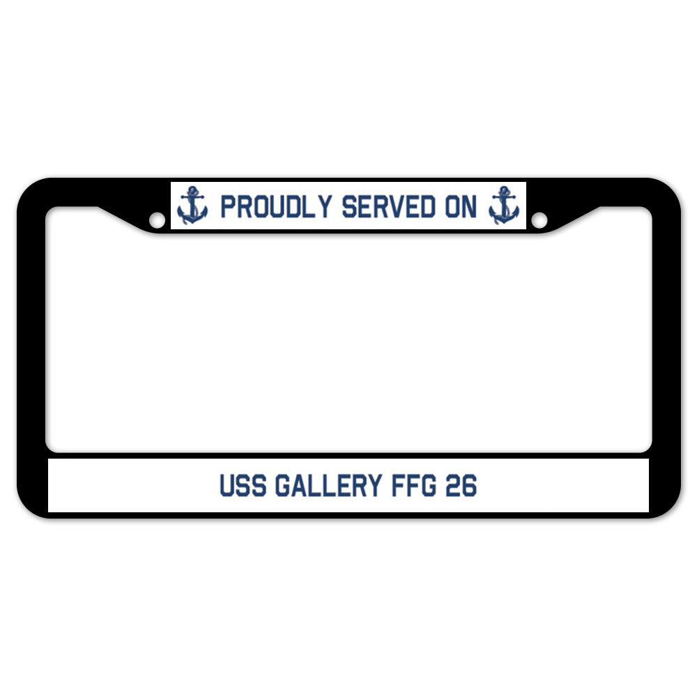 SignMission Proudly Served on USS GALLERY FFG 26 Plate Frame | Wayfair