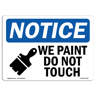 SignMission Wet Paint Do Not Touch Sign | Wayfair