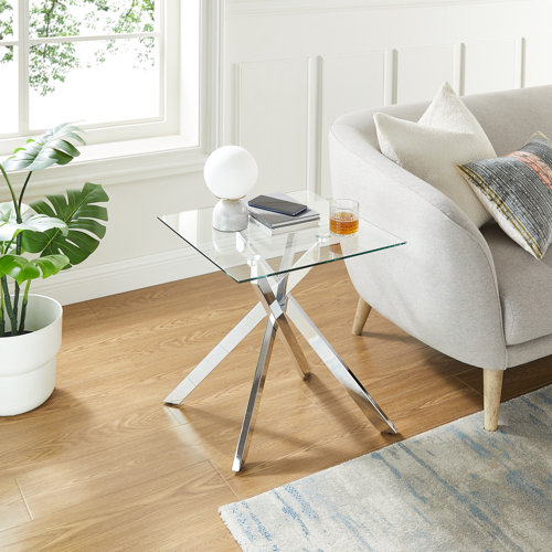 Glass Square Coffee Tables You'll Love | Wayfair