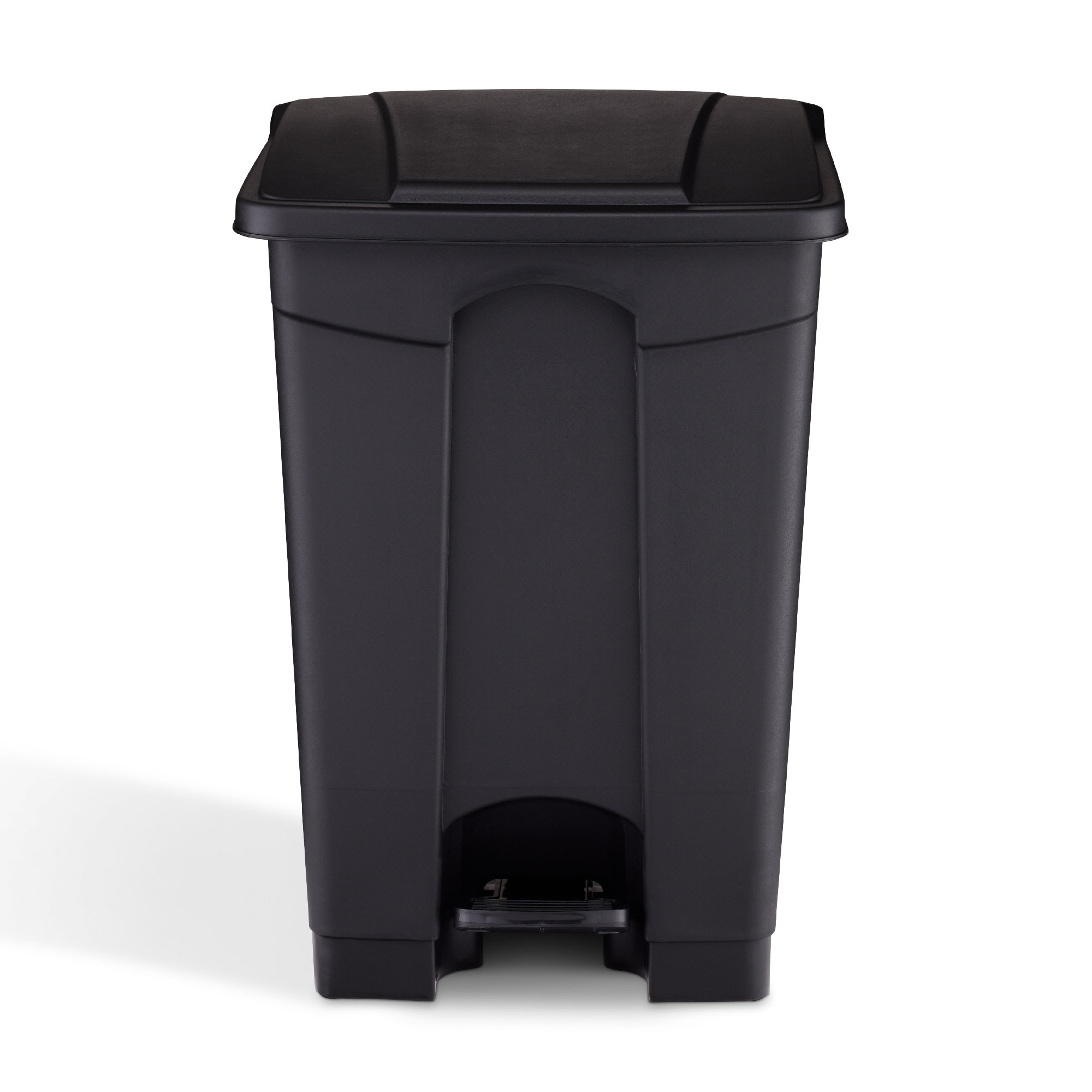 Safco Products Company Safco Plastic Step-On Trash Cans For Hands-Free ...