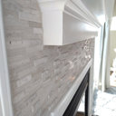 Speed tiles Split 2.5'' W x 0.3'' L Natural Stone Peel and Stick Mosaic ...
