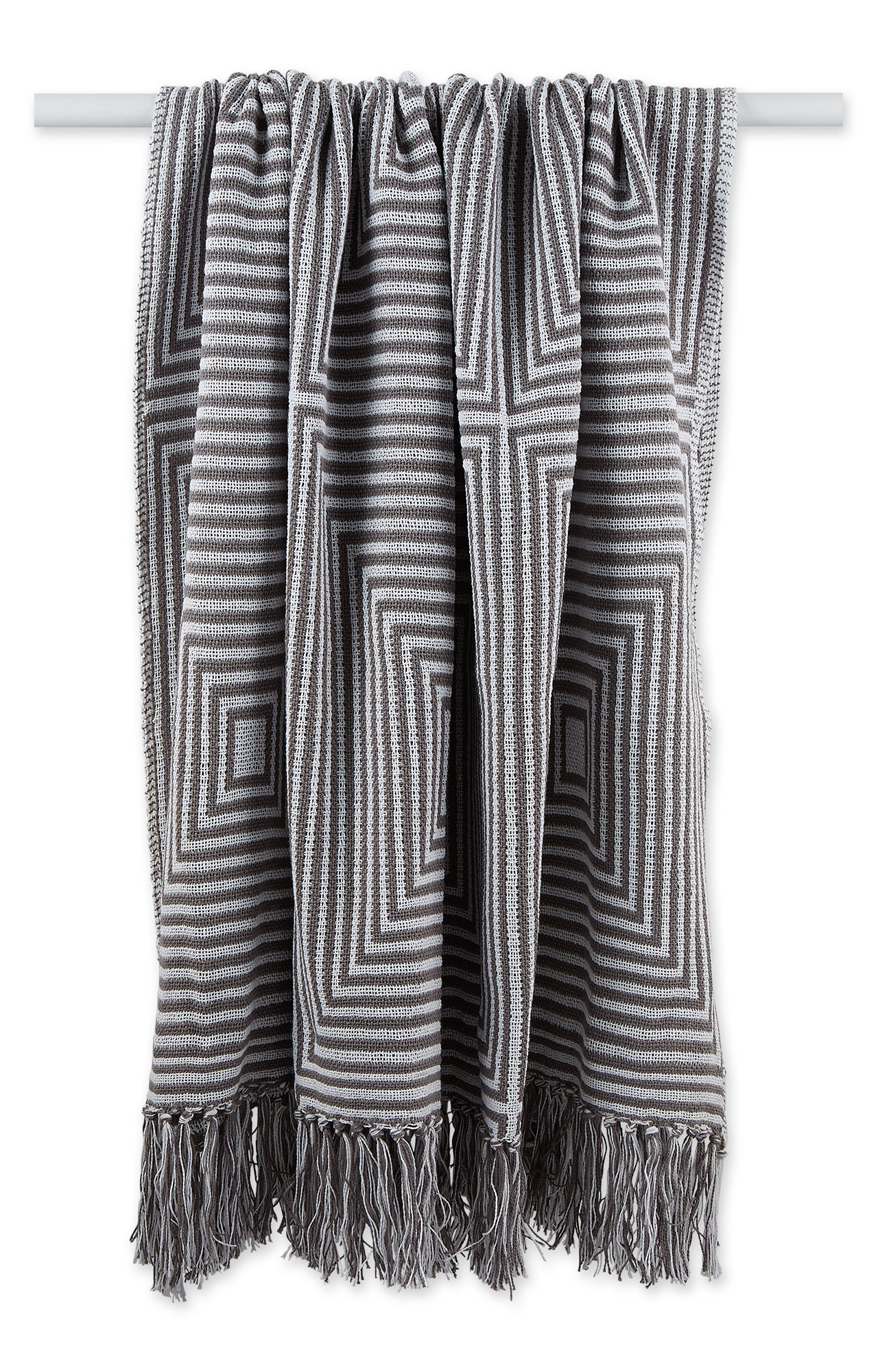 Design Imports Throws Geo Print Cotton Throw | Wayfair