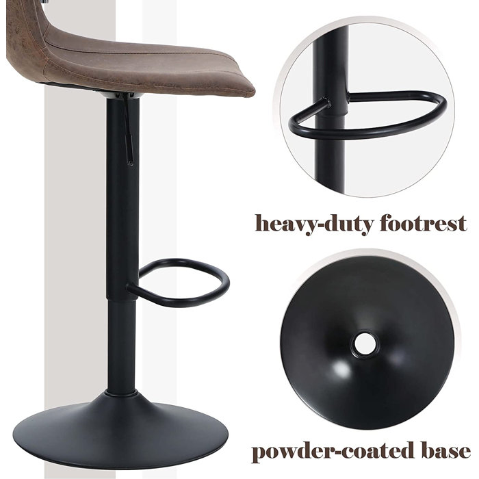 Mercury Row® Altheimer Swivel Adjustable Height Stool & Reviews | Wayfair