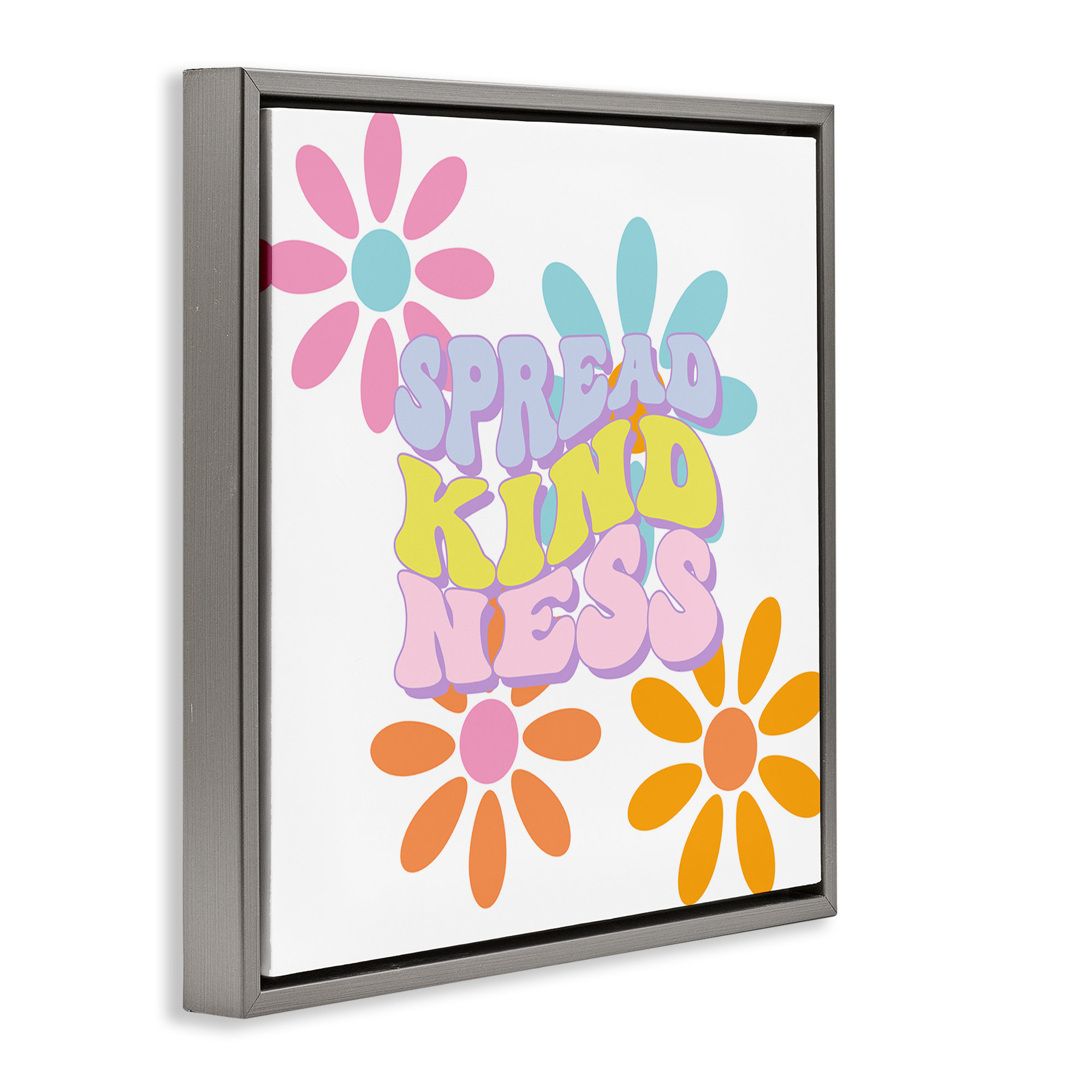 George Oliver Groovy Spread Kindness Floating Frame, design by Jesse ...