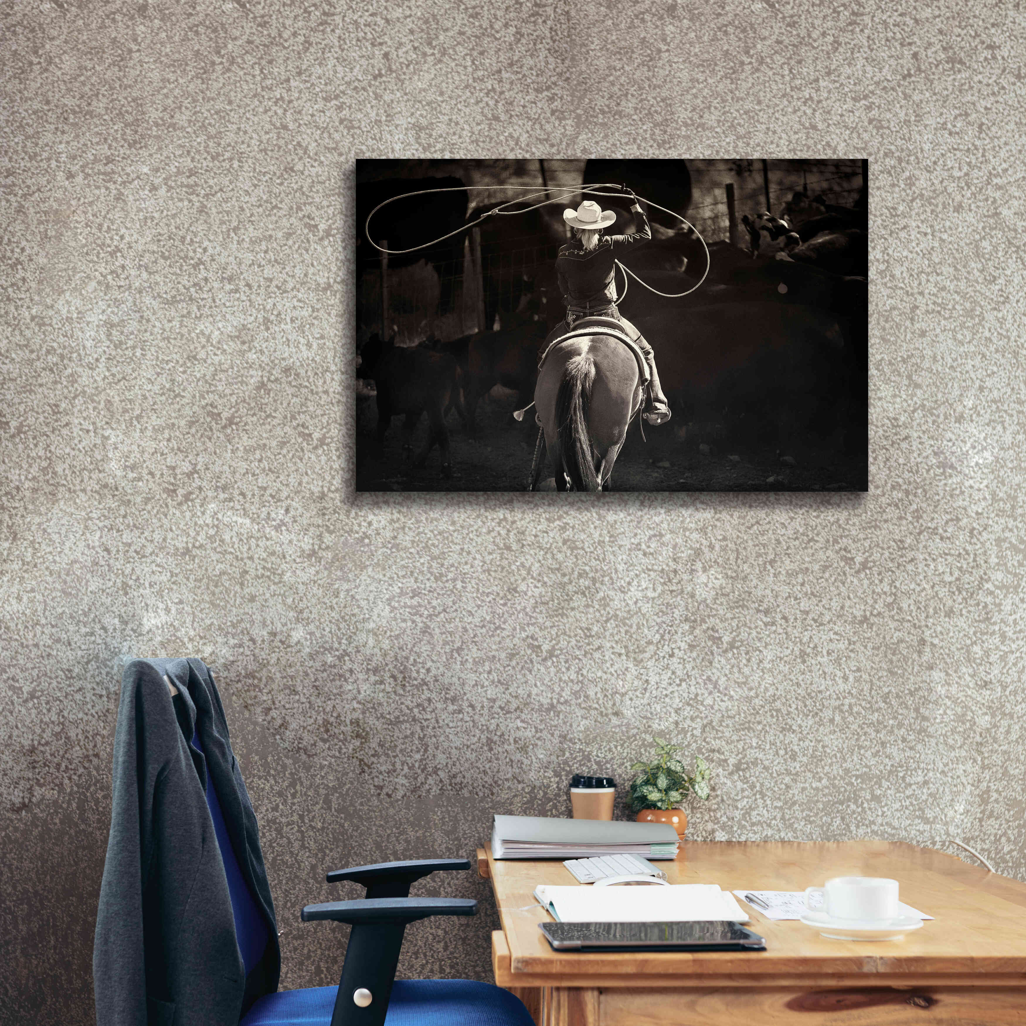 Union Rustic Epic Graffiti 'American Cowgirl' By Lisa Dearing, American ...