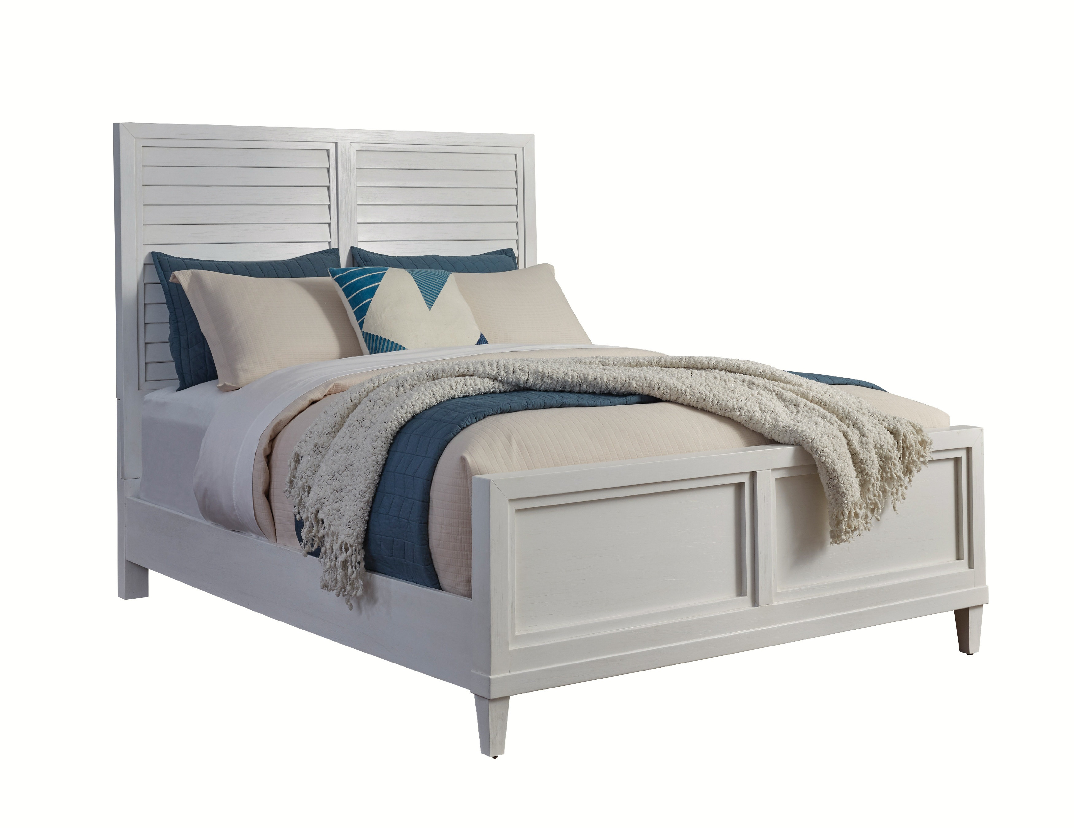 Rosecliff Heights Damarquis Queen Solid Wood Low Profile Panel Bed ...