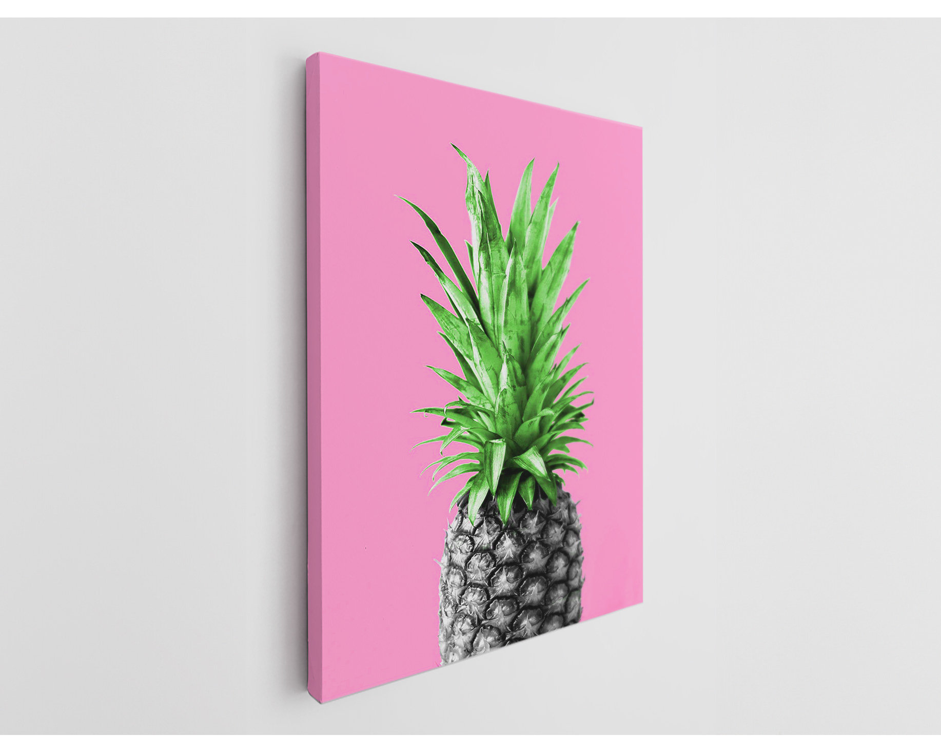 Bayou Breeze Painting of a Pineapple Canvas Art Print | Wayfair
