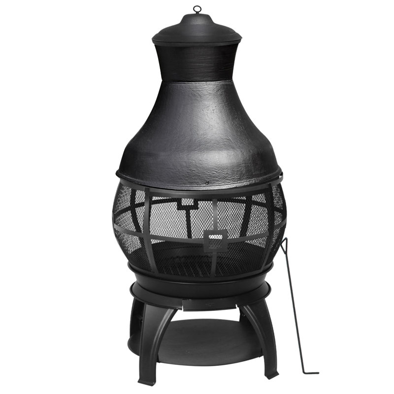 Heatmaxx Cast Iron Wood Burning Chiminea & Reviews - Wayfair Canada