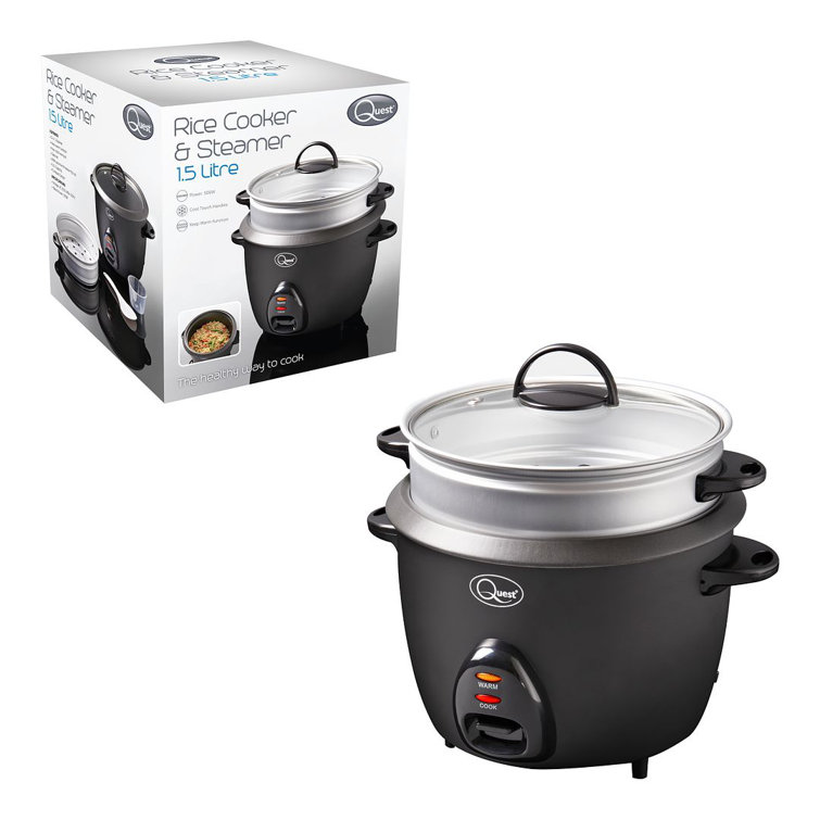 Quest 1.5L RICE COOKER AND STEAMER | Wayfair.co.uk