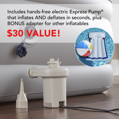 Beautyrest Sky Rise Inflatable Air Mattress, Electric Air Pump ...