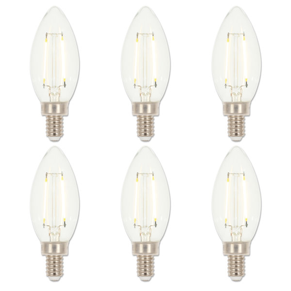 Westinghouse Lighting 25 Watt Equivalent B11 E12/Candelabra Dimmable ...