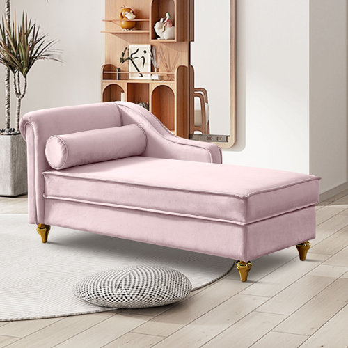 Pink Chaise Lounge Chairs You'll Love | Wayfair