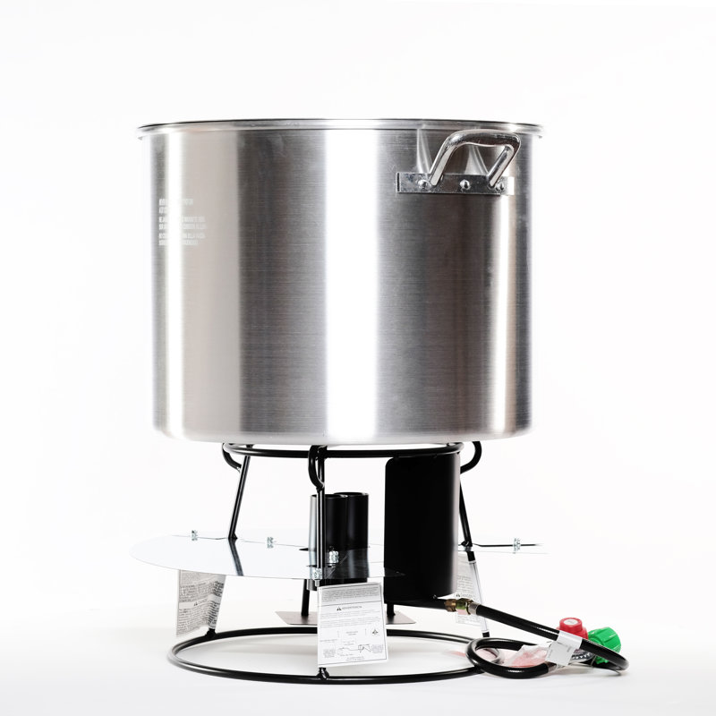 King Kooker 1-Burner Propane Outdoor Cooker Kit with 90-Quart Aluminum ...