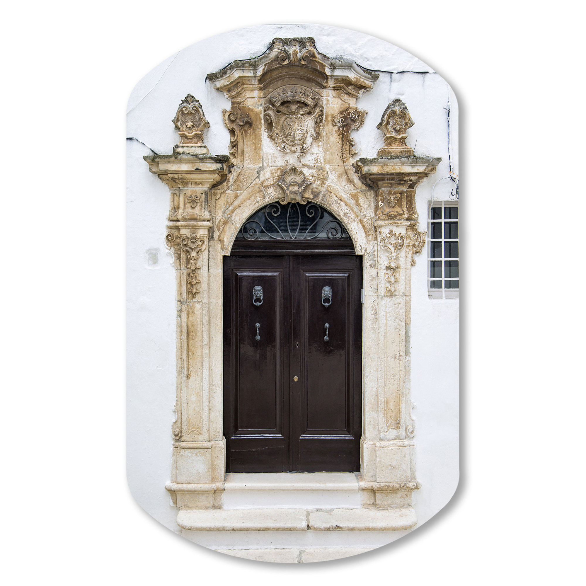 Alcott Hill® Old door Bari Italy - Vintage Irregular Wall Art ...