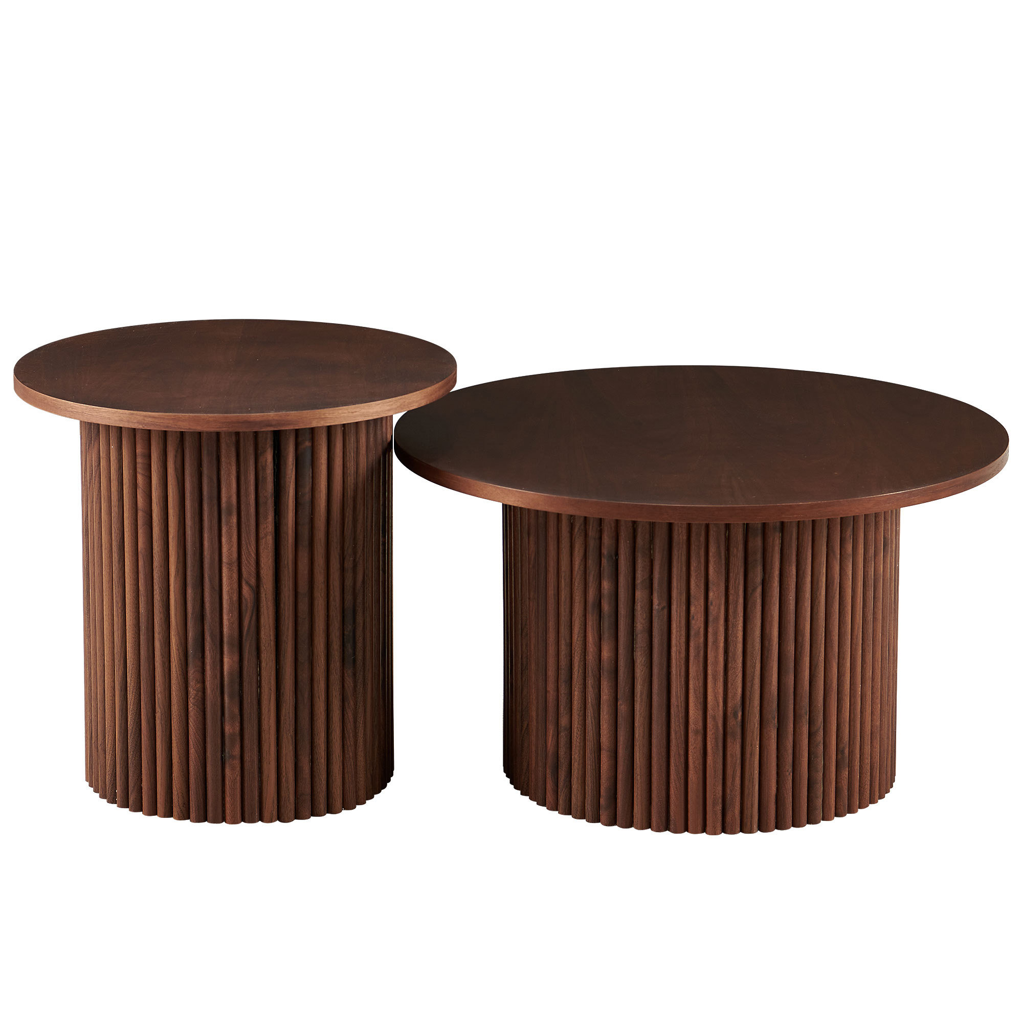 Ivy Bronx Walnut Wood Veneer Tabletop | Wayfair