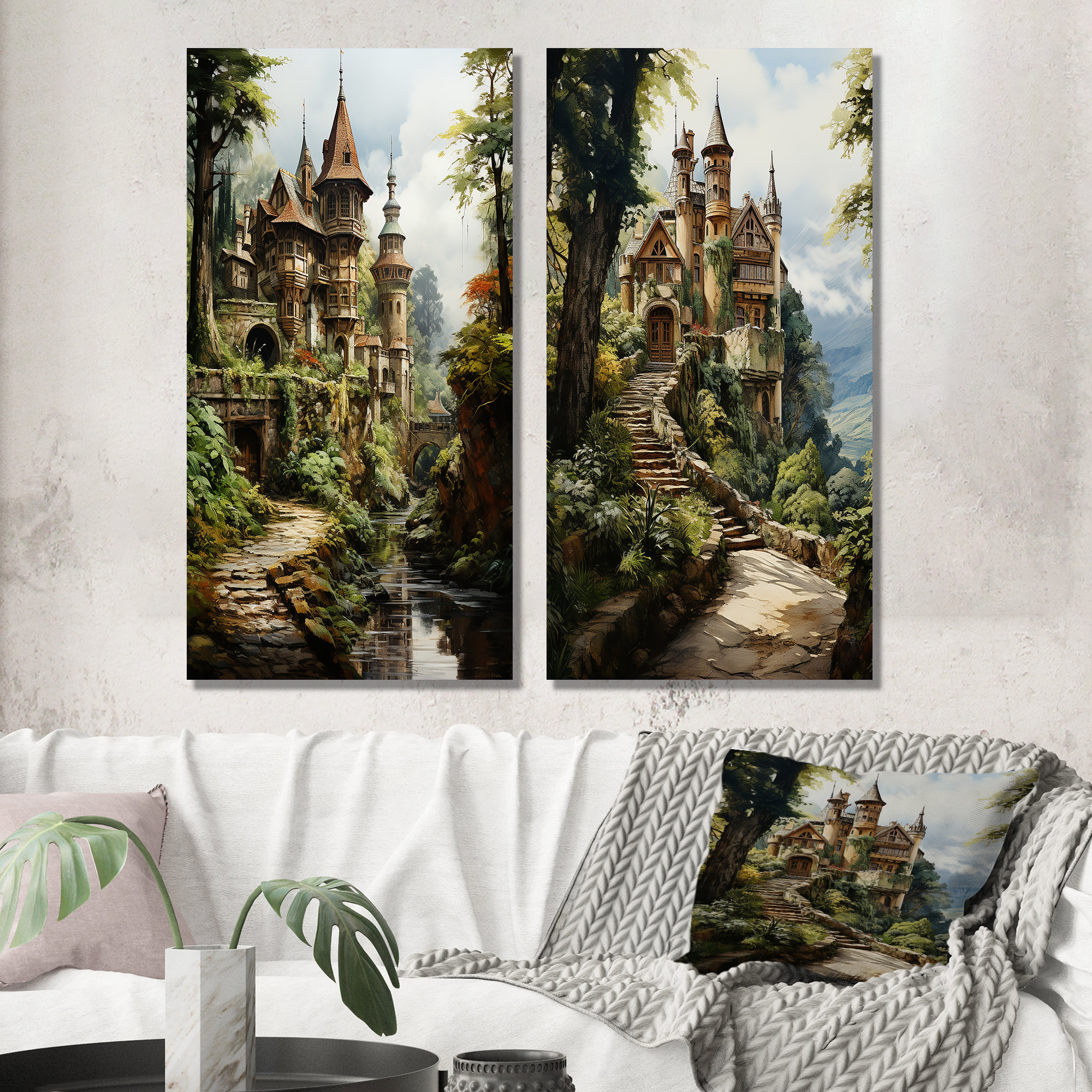 Winston Porter Castles Rustic Retreat Earthy " Castles Rustic Retreat ...