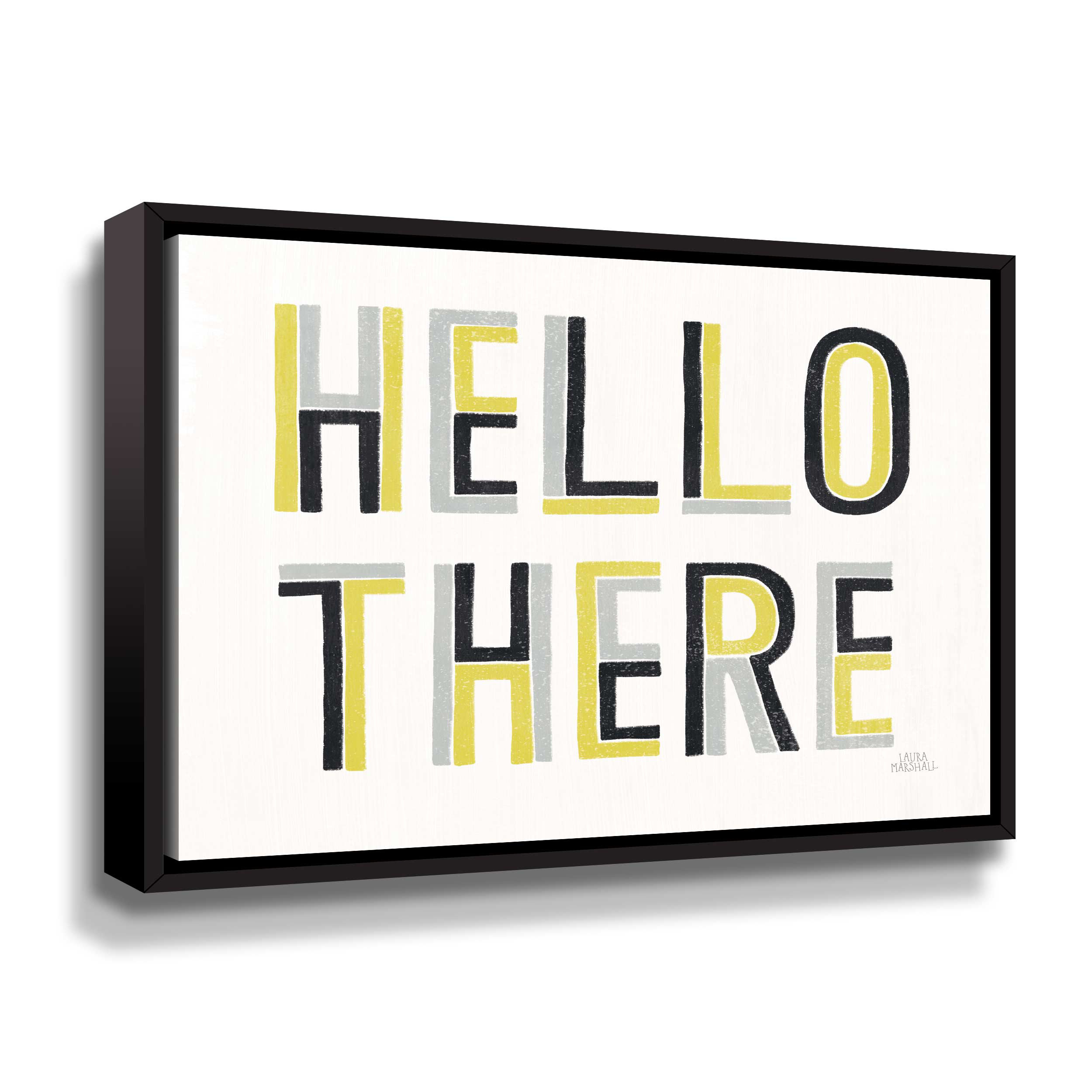 Trinx Retro Words III Yellow Black " Retro Words III Yellow Black ...