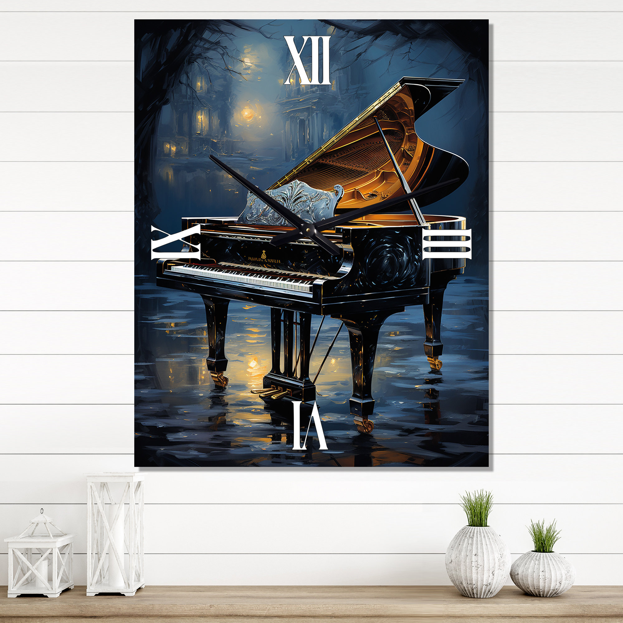 East Urban Home Heizler - Music Piano Very Wall Clocks | Wayfair