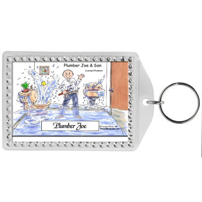 Printed Perfection Personalized Friendly Folks Plumber - Male ...
