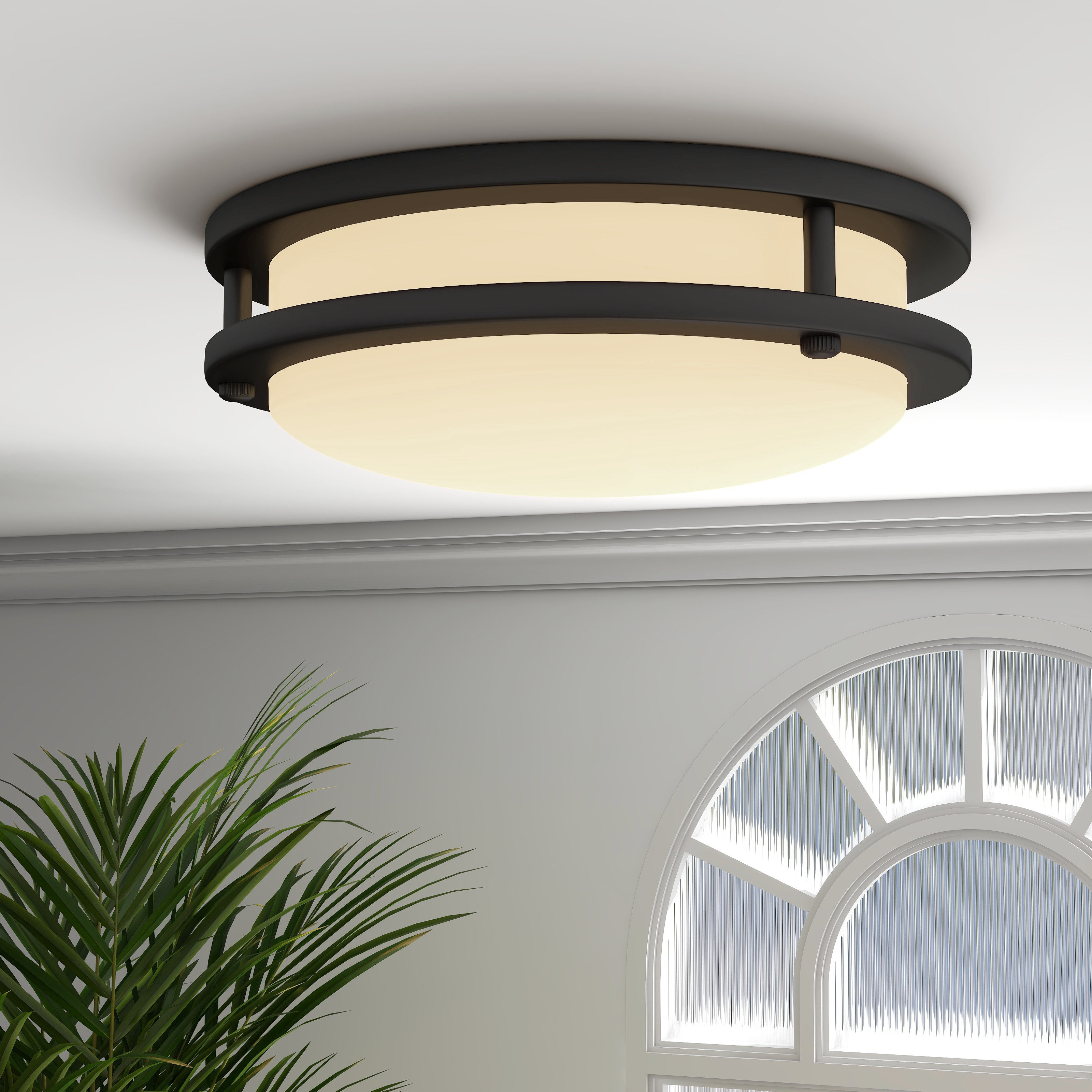 Ebern Designs Sunelle LED Flush Mount - Wayfair Canada