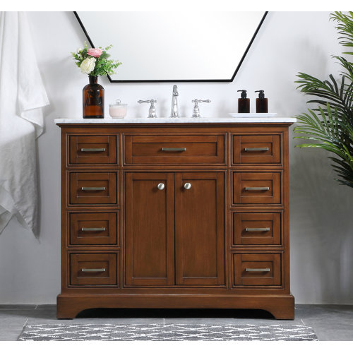 Brown Bathroom Vanities You'll Love | Wayfair