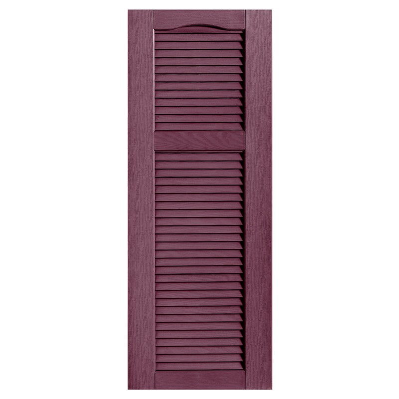 Alpha Shutters Cathedral Top Cottage-style Open Louver Shutters Pair ...