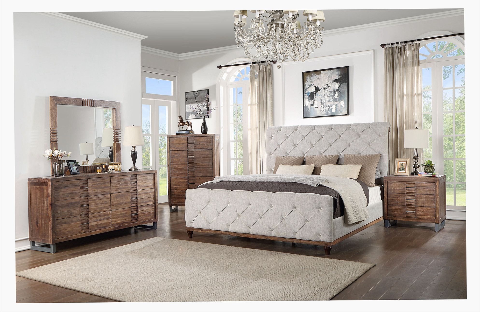 Wildon Home® Goetschius EK BED Reclaimed | Wayfair