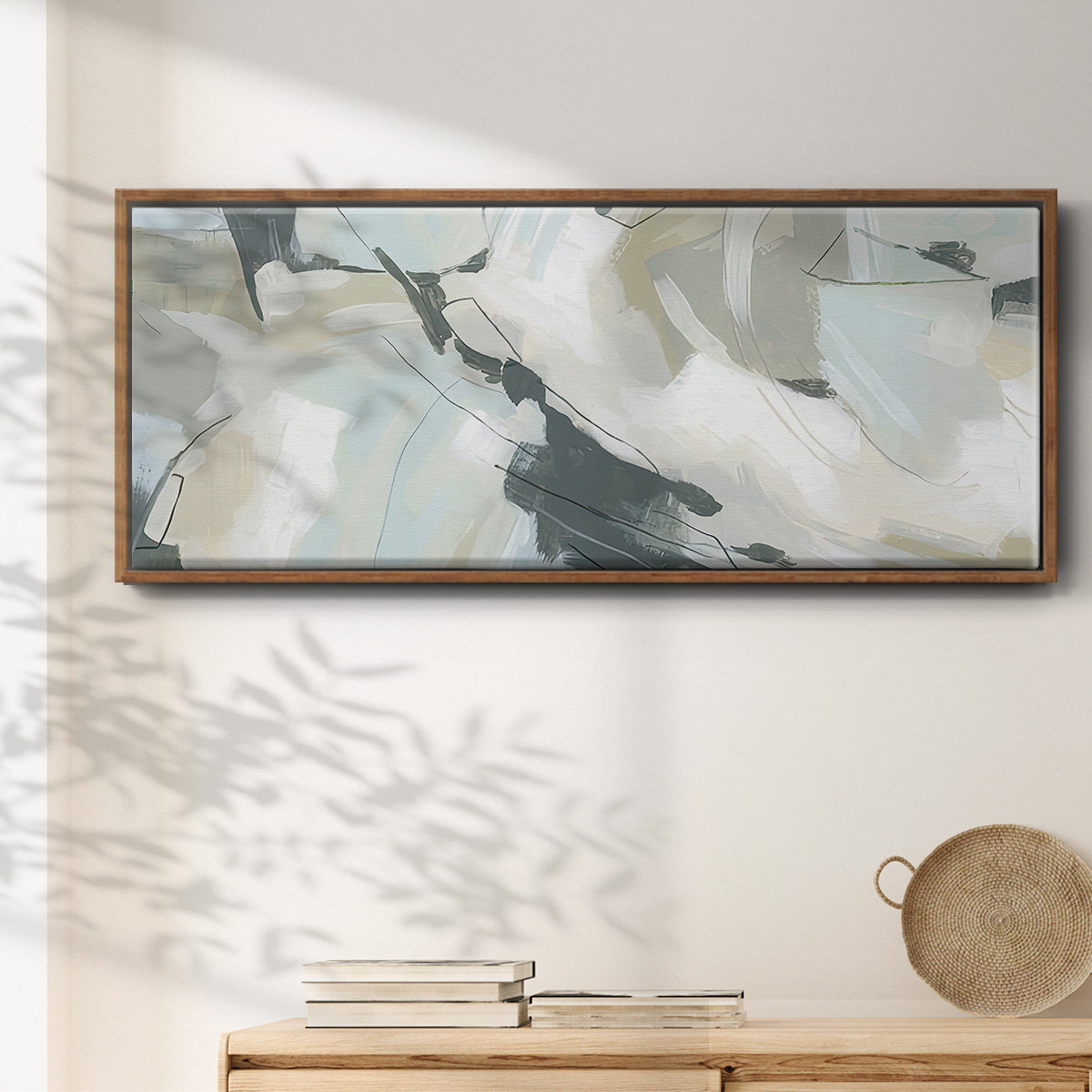 Wrought Studio Shadow Cycle V - Framed Canvas - Wayfair Canada