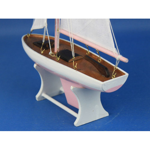 Handcrafted Nautical Decor Wooden It Floats Floating Model Sailboat ...