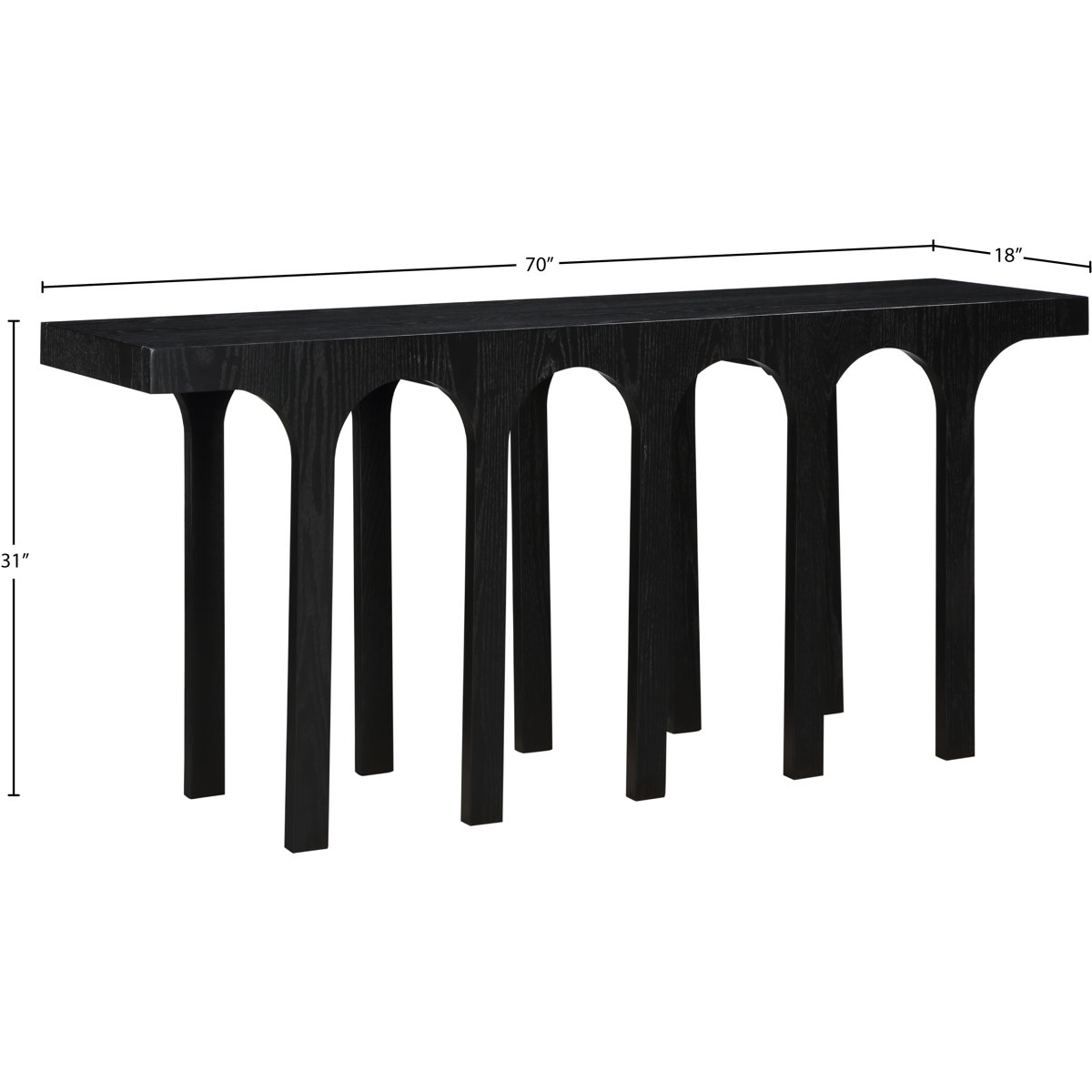 Latitude Run® Brint 70'' Console Table & Reviews | Wayfair