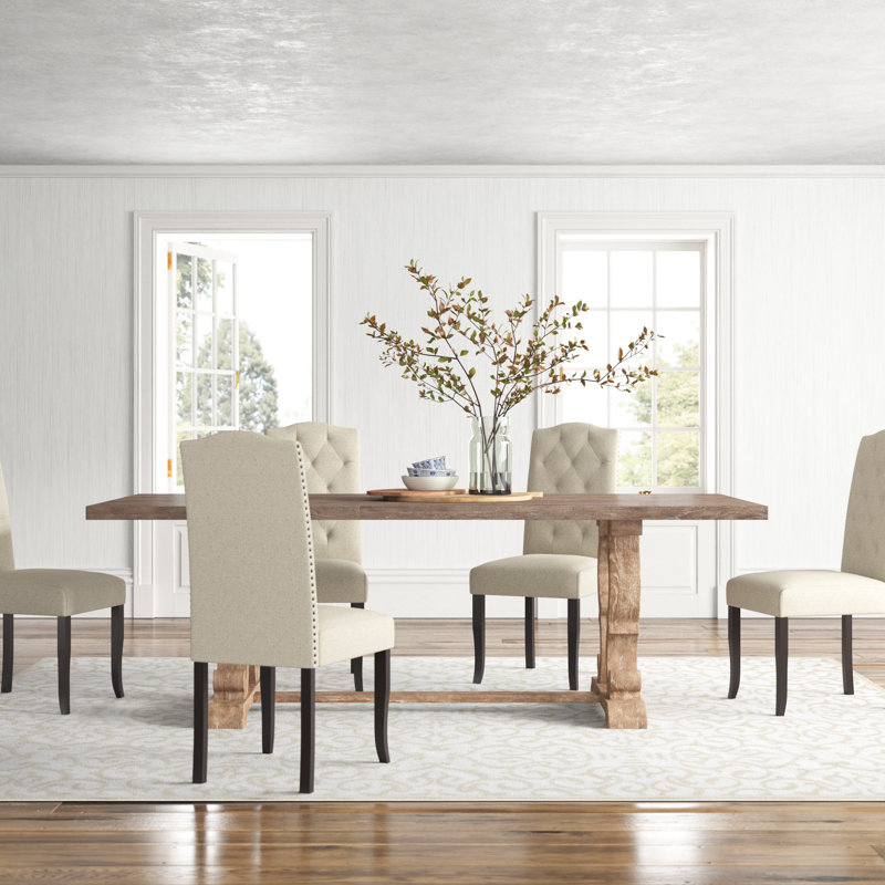 Birch Lane™ Chianti Trestle Dining Table & Reviews | Wayfair