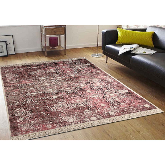 Williston Forge Locri Red/Cream Rug | Wayfair.co.uk
