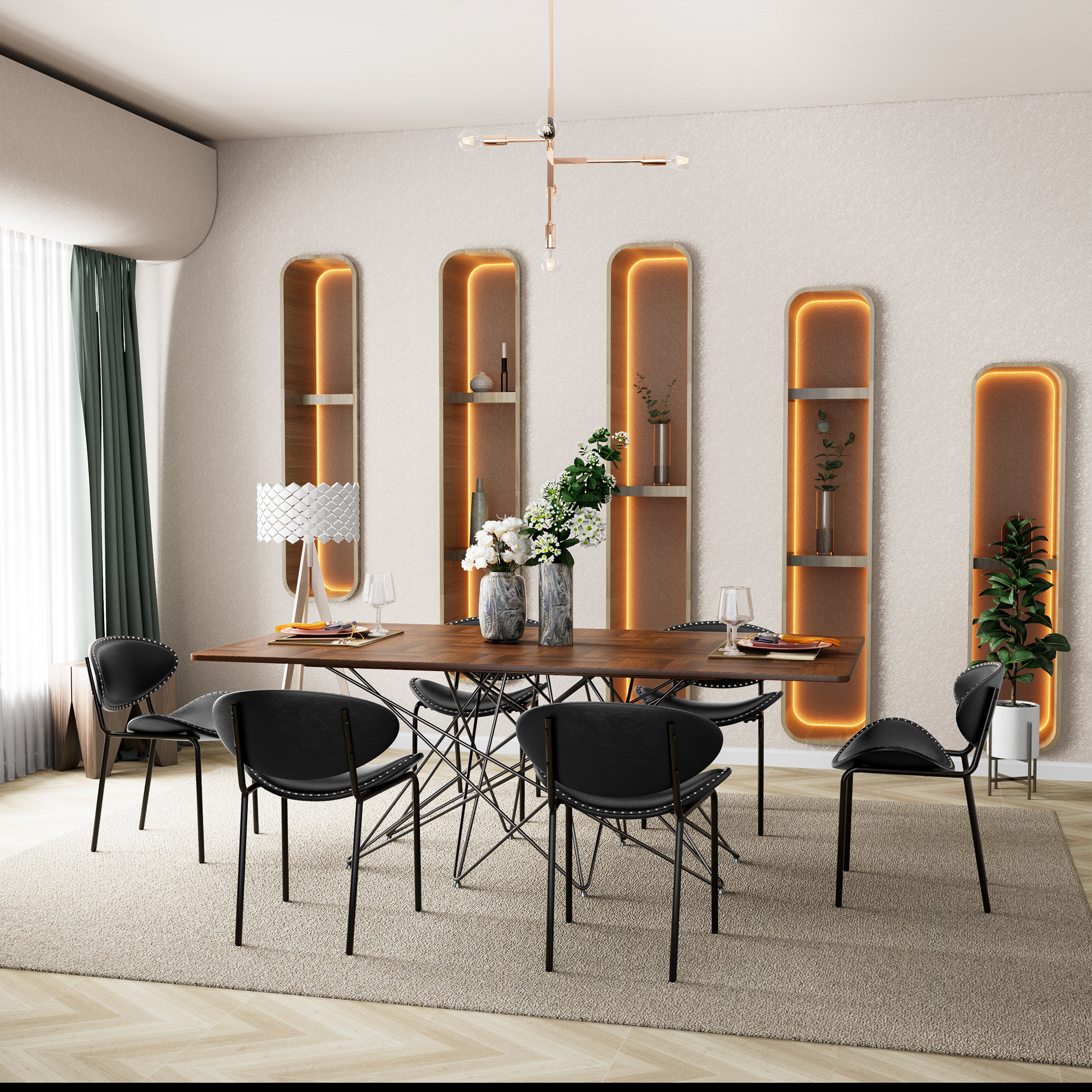 Lonshire Spark Faux Leather Side Chair | Wayfair