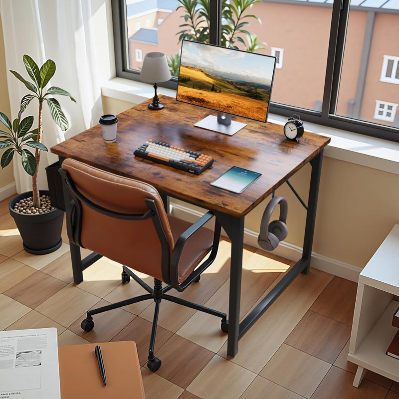 17 Stories 32 Inch Computer Desk Wood Modern Simple Home Office Table ...