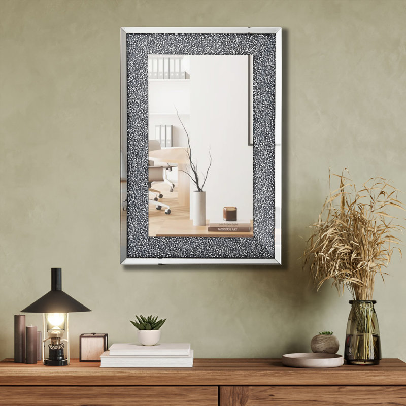 Mercer41 Prish Rectangle Glass Wall Mirror | Wayfair