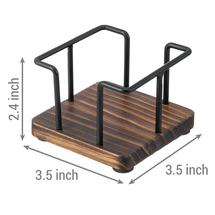 17 Stories Yandy Metal Wire Memo Pad Holder | Wayfair