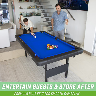 GoSports Mid-Size Billiards Game Table - Foldable Design & Reviews ...