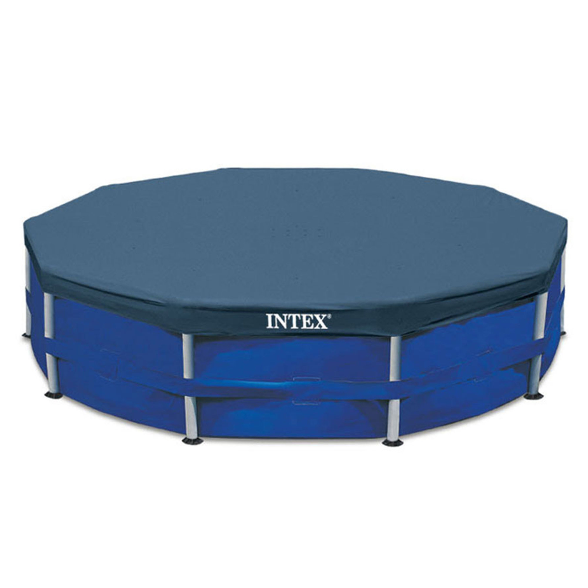 Intex 10ft x 30in Metal Frame Swimming Pool Set with Filter and Debris ...