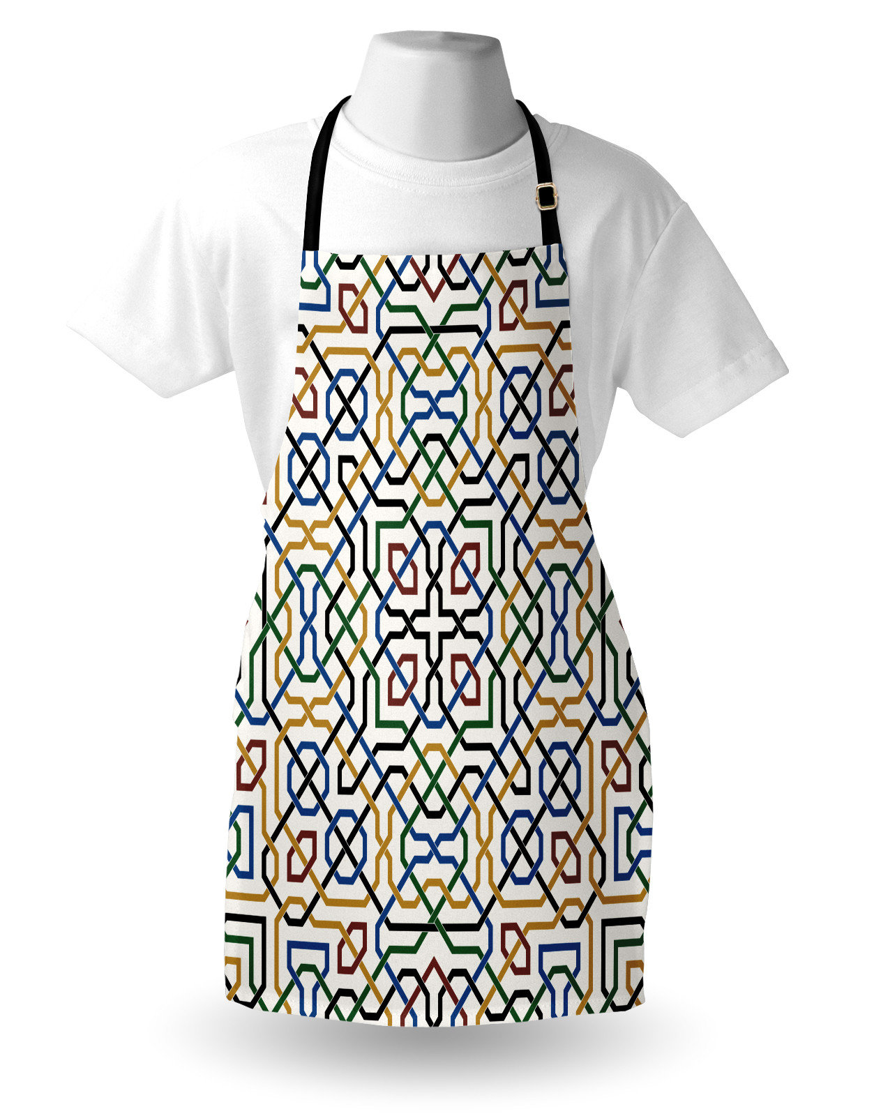 East Urban Home Geometric Shapes Bib Apron | Wayfair