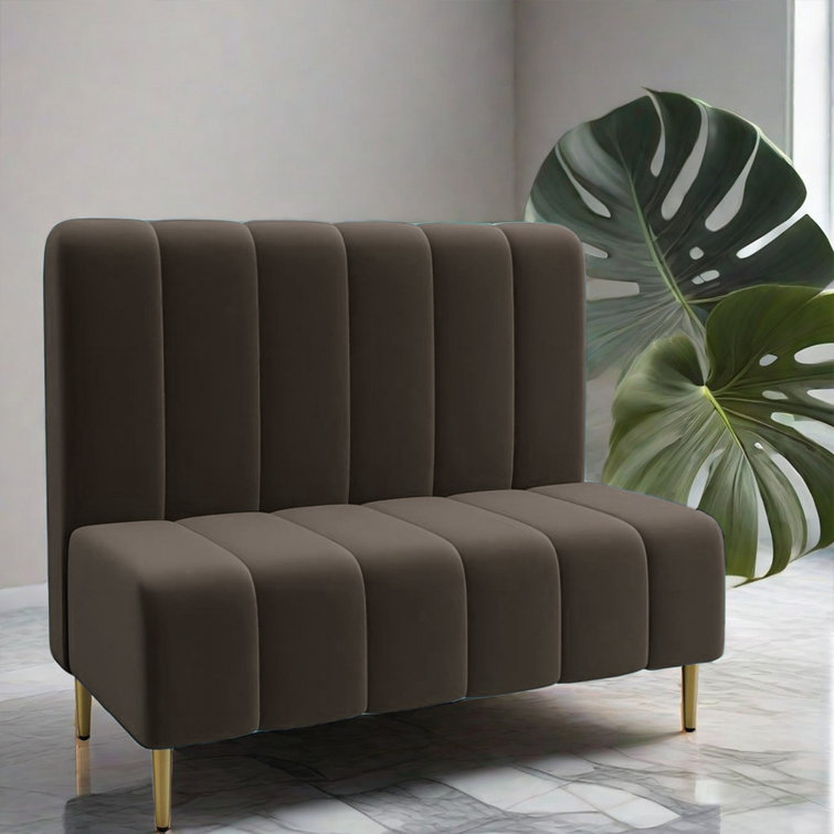 NashyCone 2 Person Single Sided Microfiber Booth | Wayfair